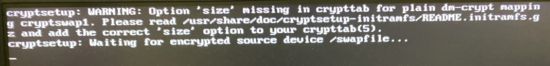 Fixing Cryptsetup Waiting For Encrypted Source Device Swapfile” Error On Linux Boot